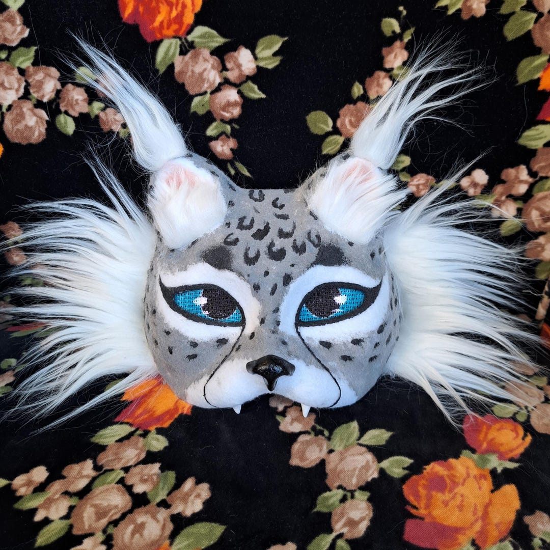 Handmade Therian Lynx Mask – Furry Costume Partial for Cosplay & Roleplay - Etsy