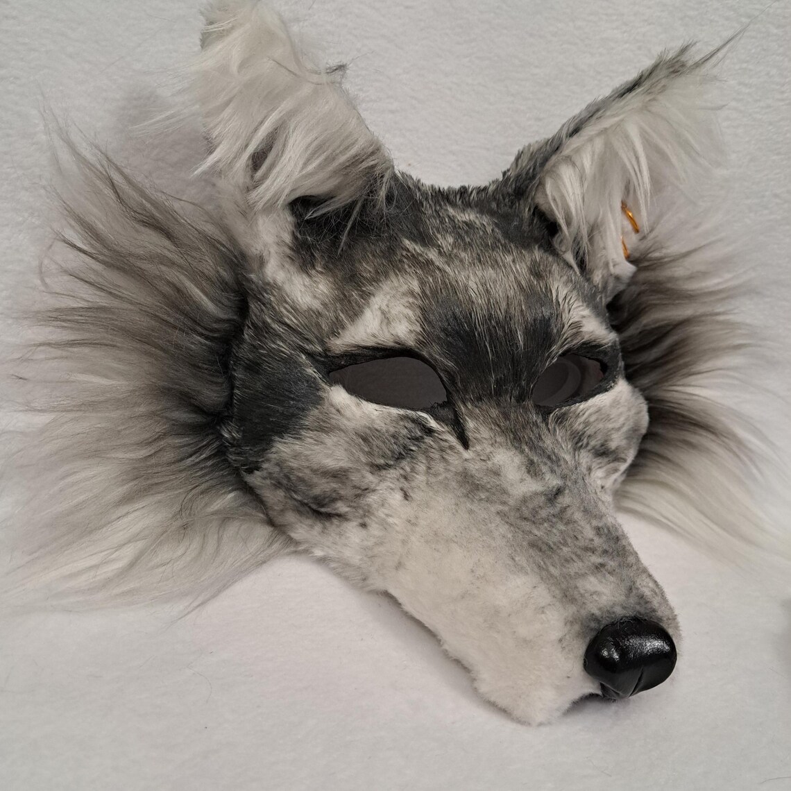 Handmade Therian Wolf Mask – Realistic Furry Costume for Cosplay ...