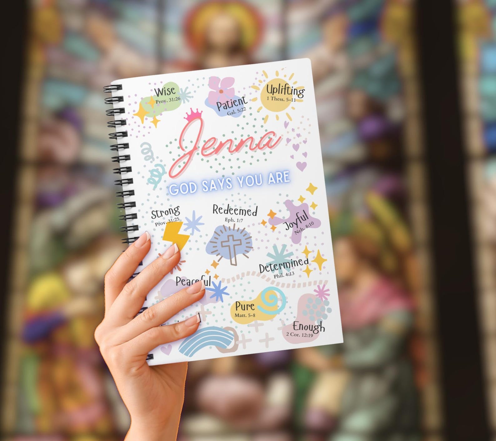 PERSONALIZED Religious Gift Prayer Journal for Teenage Girl God Says ...