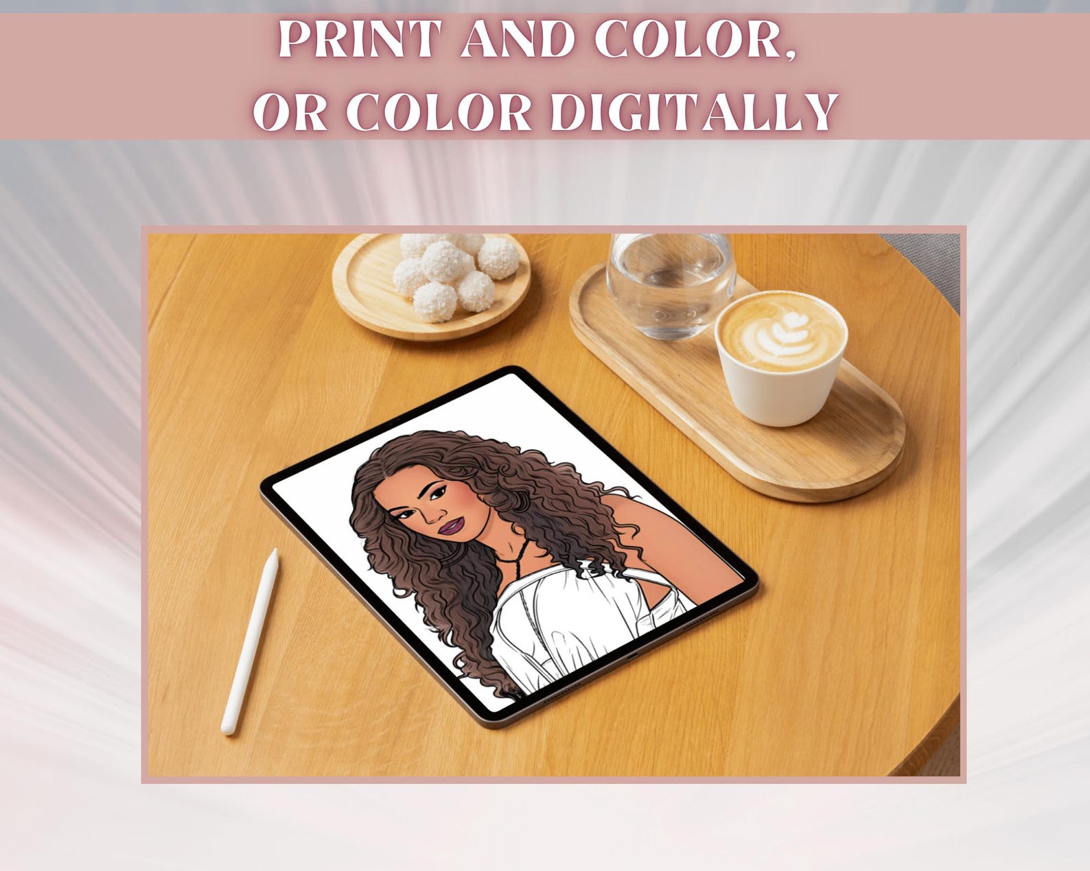 Ice Spice Coloring Page & Clue-based Word Search Puzzle | Digital ...