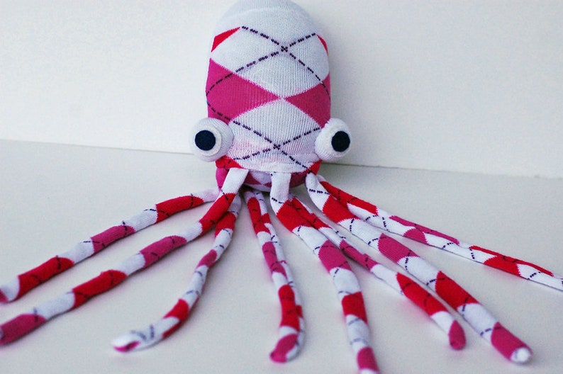 Socktopus Octopus Sock Animal Digital Sewing Pattern Squid - Etsy