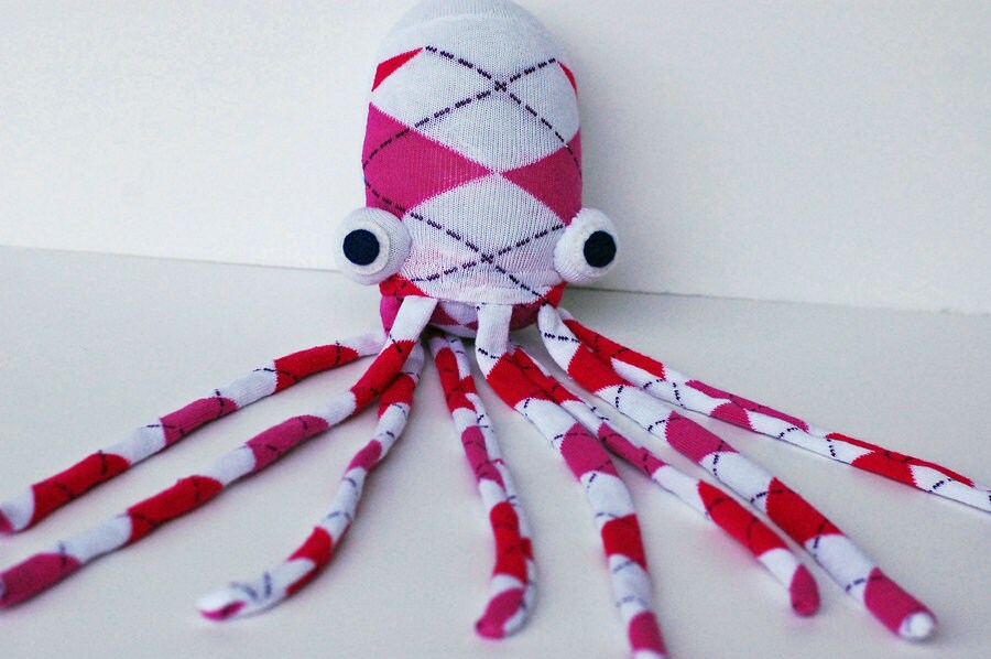 Socktopus Octopus Sock Animal Digital Sewing Pattern Squid | Etsy
