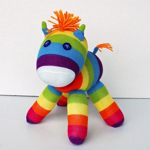 Pasture Pals Sock Animal Digital Sewing Pattern Bundle, Horse Sock ...