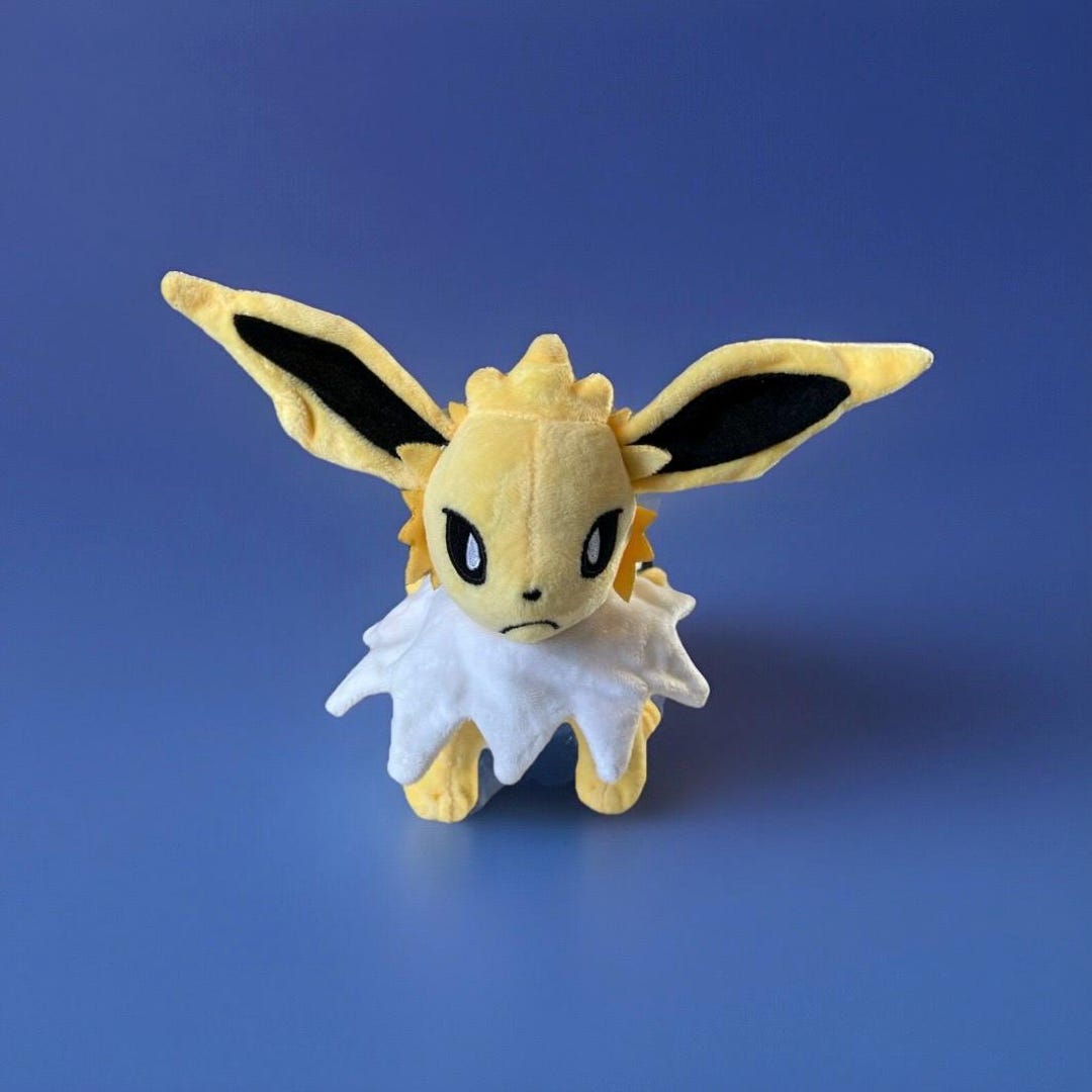 Jolteon Pokemon Custom Plush Toy - Etsy
