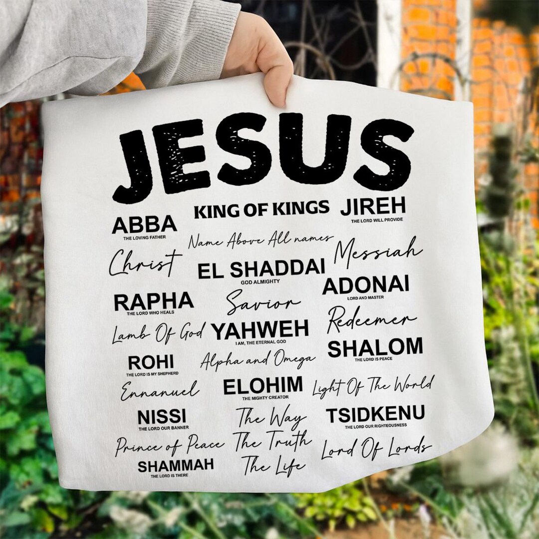 Jesus Names Png, Names of God Png, Christian Typography Png, Faith Word ...