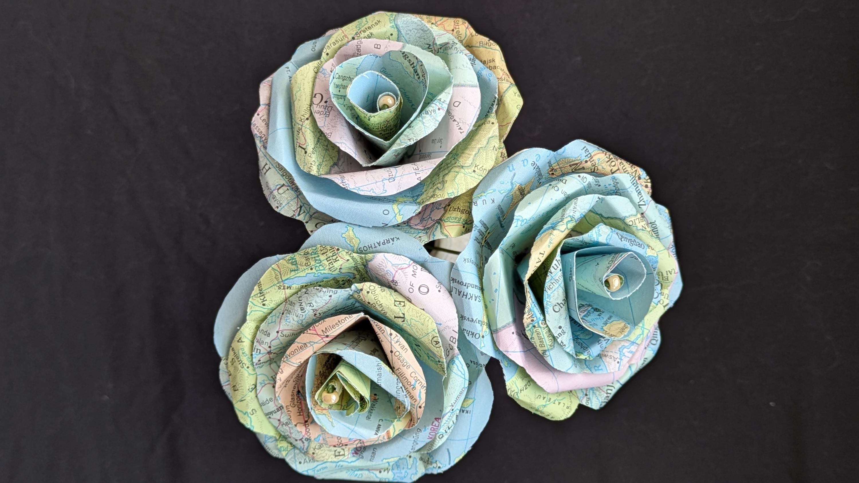 Mini Paper Rose Bouquet - Etsy