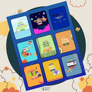 Editable Games for Kids Educational Use, Interactive Learning PLR Canva ...