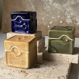 Ceramic Box With Lid, Jewelry Box, Home Decor Object, Tea Storage ...