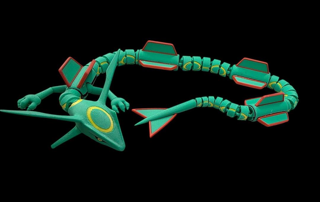 Realistic Rayquaza Articulated - Etsy