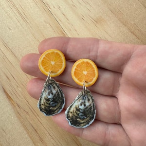 Oyster Earrings Summer Fun Food Sardines Novelty Gift Tinned Fish - Etsy