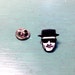 Breaking Bad Heisenberg Pin Button Cartoon Illustration Walter - Etsy