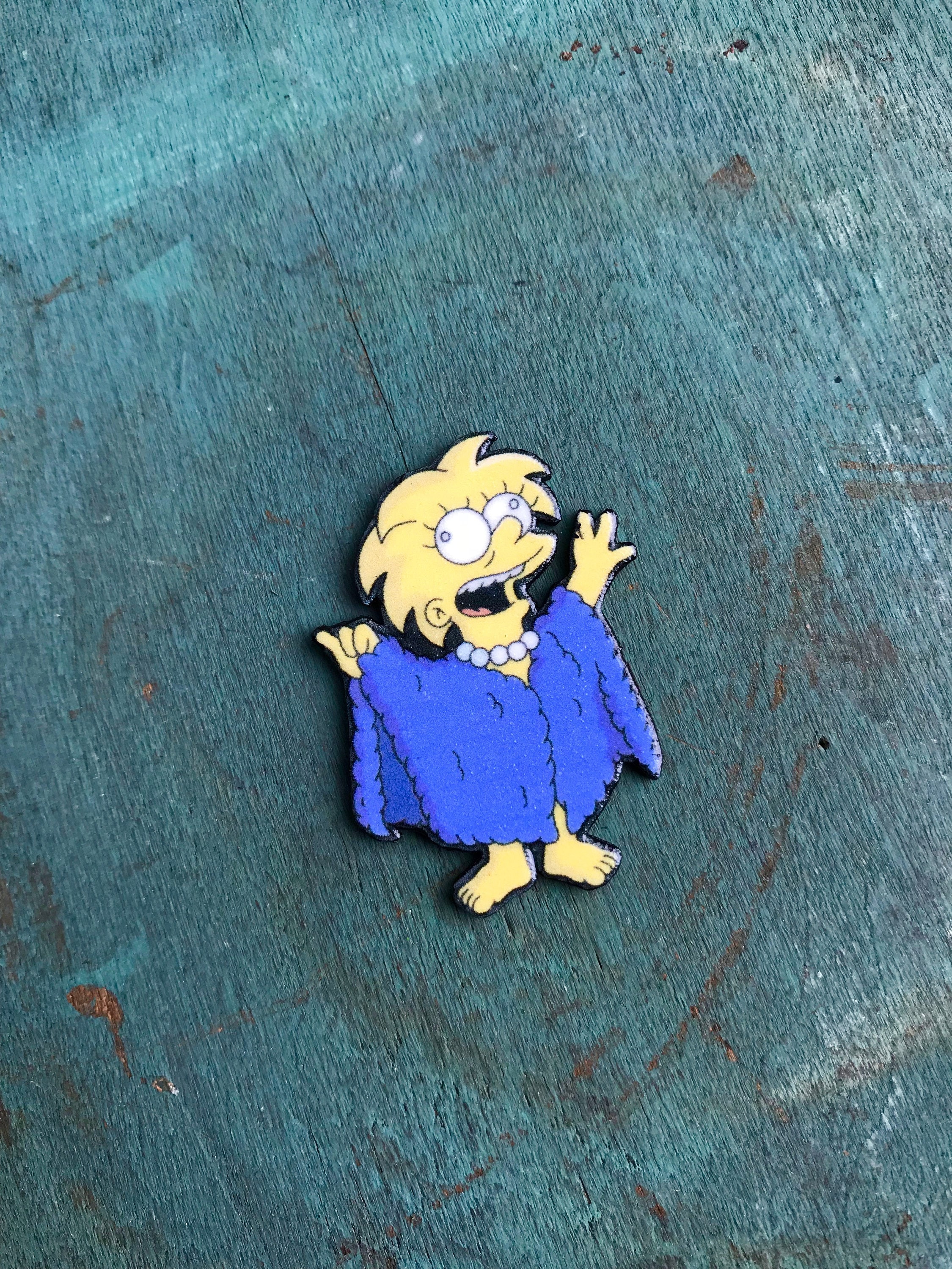 Lisa Lizard Queen Lapel Pin Pinback Button Brooche I Am the - Etsy