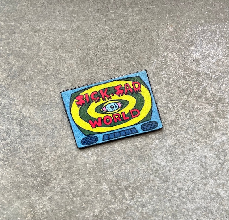 Sick Sad World Daria MTV Animation Lapel Pin Pinback Button | Etsy