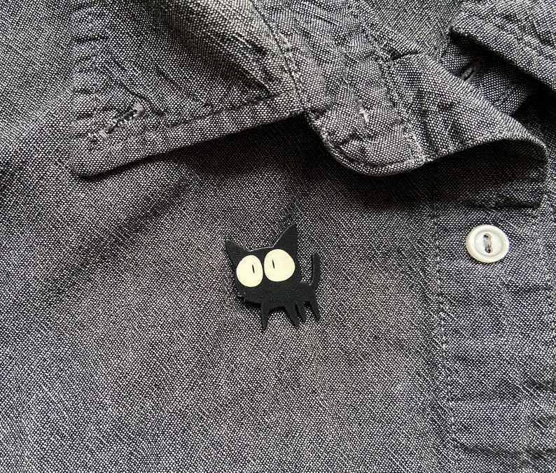 FLCL Fooly Cooly Takkun Miyu Miyu Cat Lapel Pin Pinback Button | Etsy