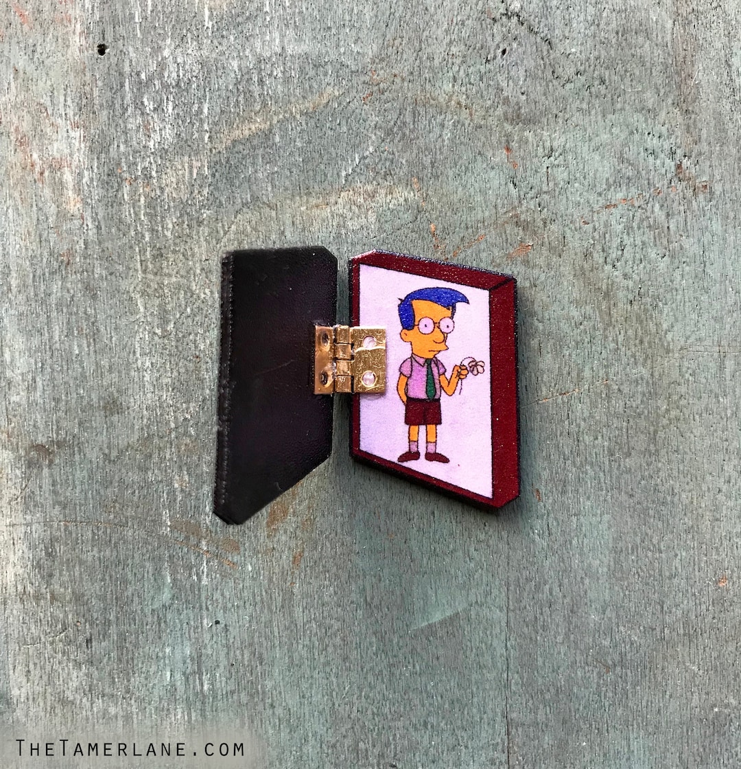 The Dud Mystery Date Game Poindexter Bootleg Bart Simpsons Lapel Pin ...