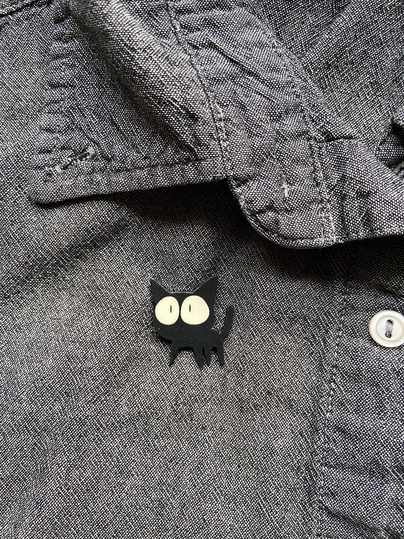 FLCL Fooly Cooly Takkun Miyu Miyu Cat Lapel Pin Pinback Button | Etsy