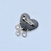 Crying Heart Pin Cartoon Face Sad Face Button Brooch Crystals Vintage ...
