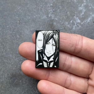 Black Butler Sebastian Manga Panel Pin Button - Etsy