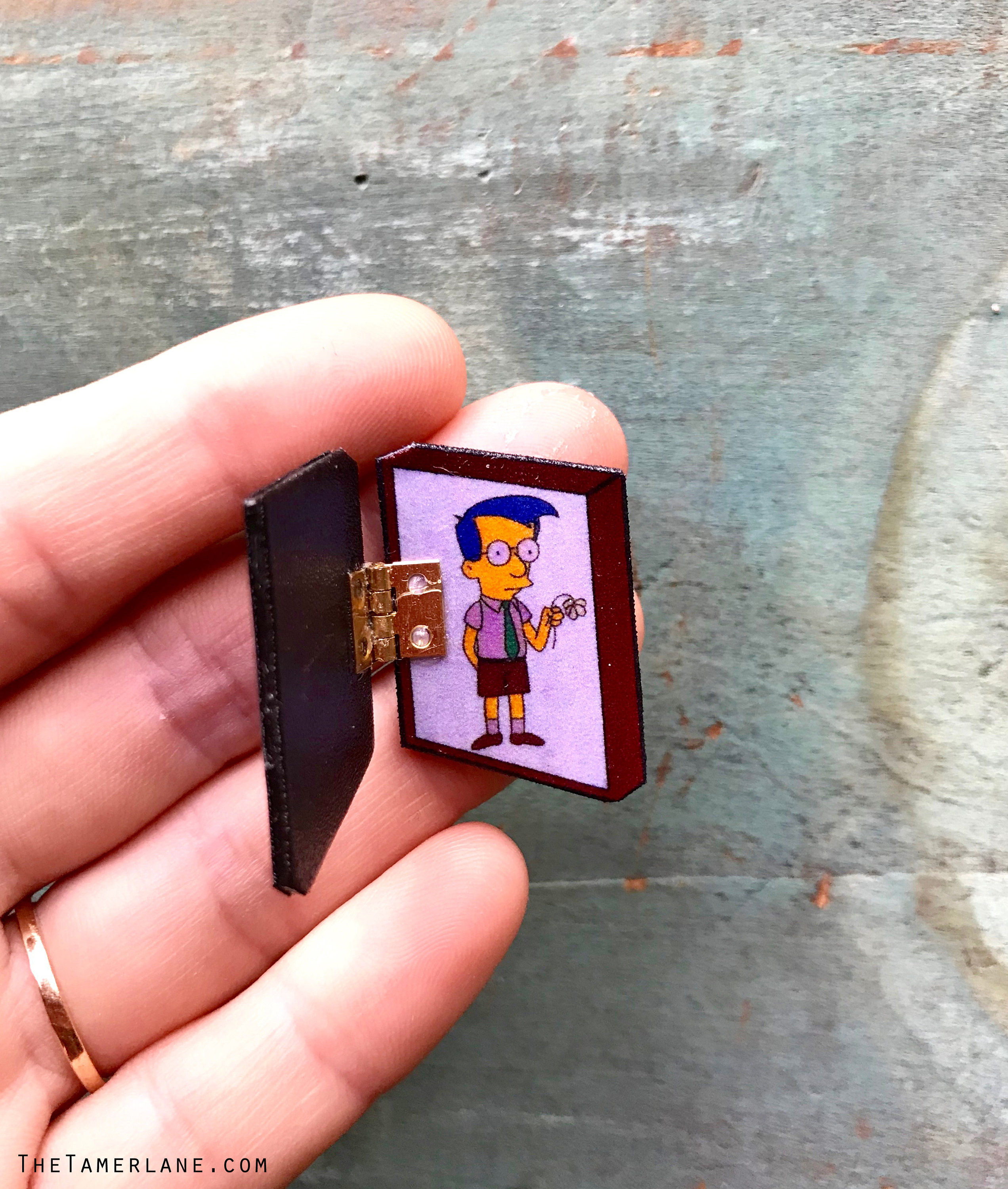The Dud Mystery Date Game Poindexter Bootleg Bart Simpsons Lapel Pin ...