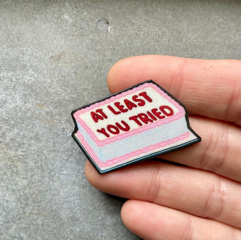 At Least You Tried Pin Simpsons Button - Etsy