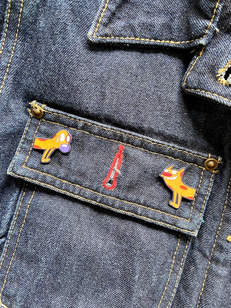 Cat Dog Catdog Best Friends Pins Lapel Pins Button 90s Cartoon | Etsy