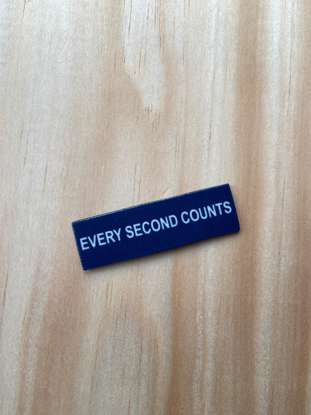 Every Second Counts the Bear Pin Pinack Button - Etsy