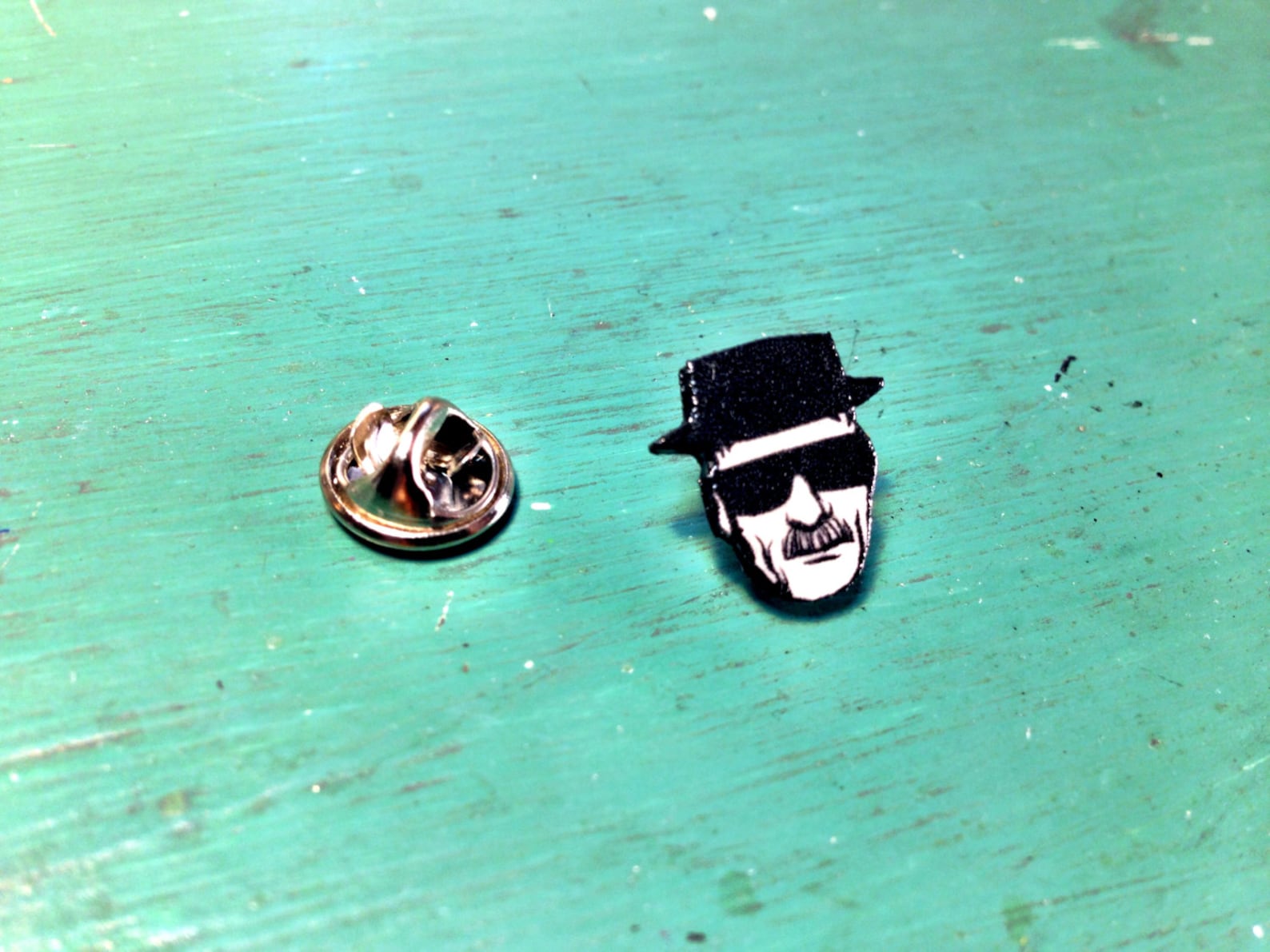 Breaking Bad Heisenberg Pin Button Cartoon Illustration Walter - Etsy