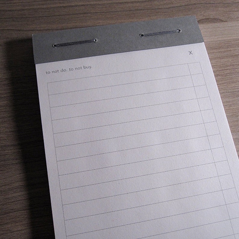 Small Notepad - to Do or to Not Do. to Not Buy - Task List, Shopper ...