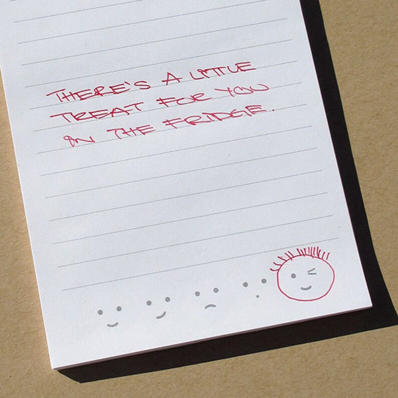 Small Notepad - Cute and Fun Emoticons - Cute Notepad, Happy Notepad ...