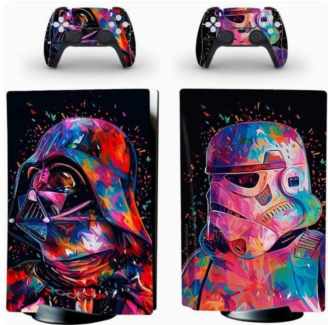 PS5 Star Wars Skin A Set of 1 Console & 2 Controllers | (PS5 Disc Only ...