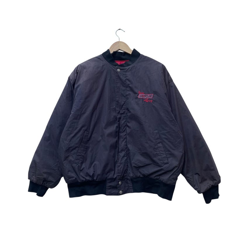 Vintage Faded Simpson Racing Team Bomber Jacket - Etsy