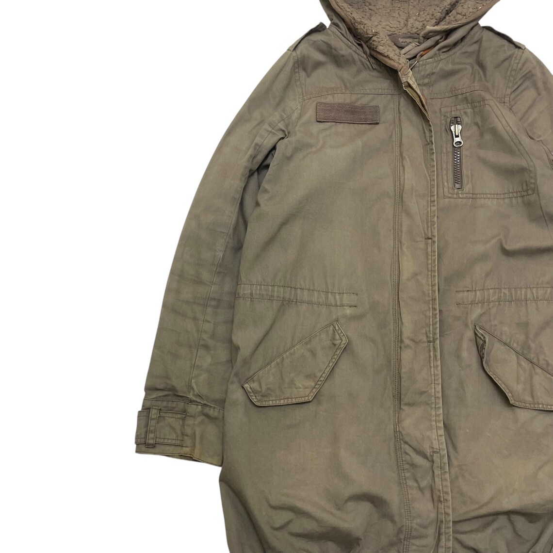 Vintage Japanese Brand GOA Parka Fishtail Military Jacket - Etsy