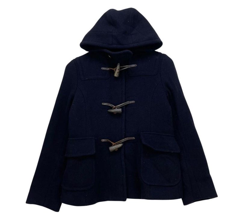 Ined Japanese Brand Toggles Button Hooded Wool Jacket - Etsy