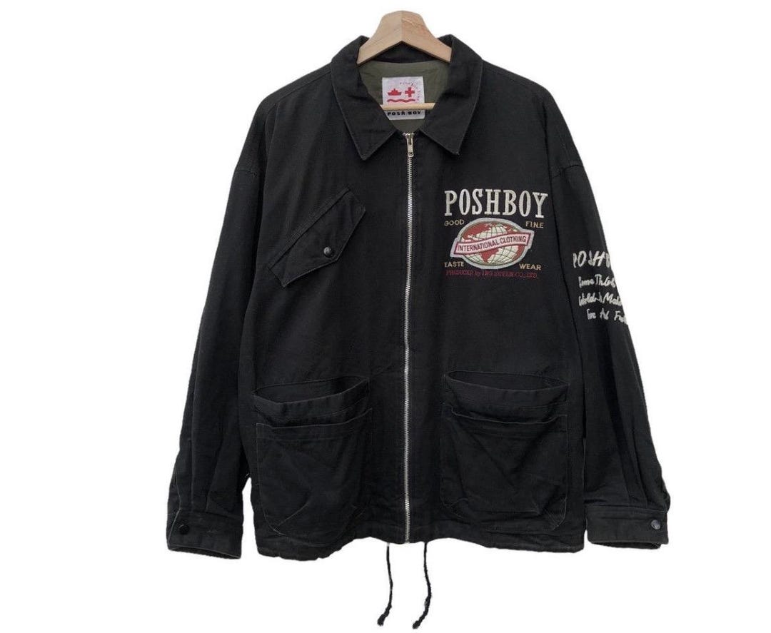 Vintage Posh Boy Double Pocket Jacket - Etsy