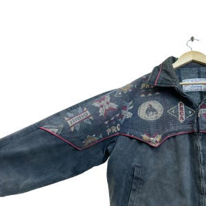 Vintage Pro Rodeo Designed by David James Distressed Jacket - Etsy