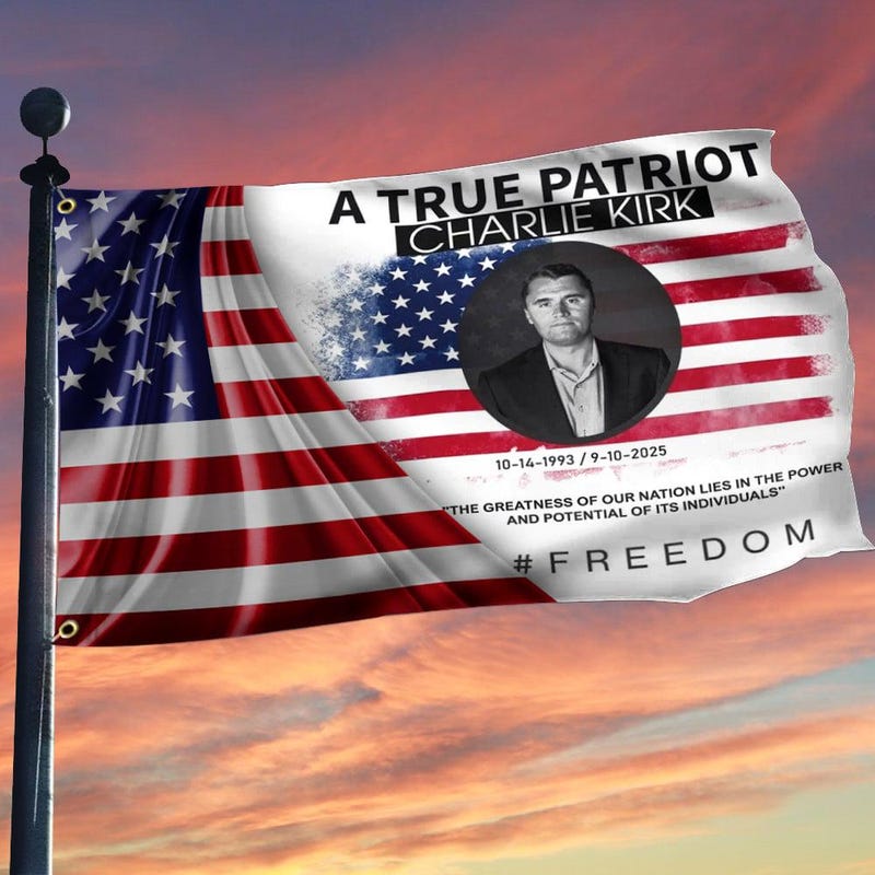 Charlie kirk true american hero logo - Etsy.de