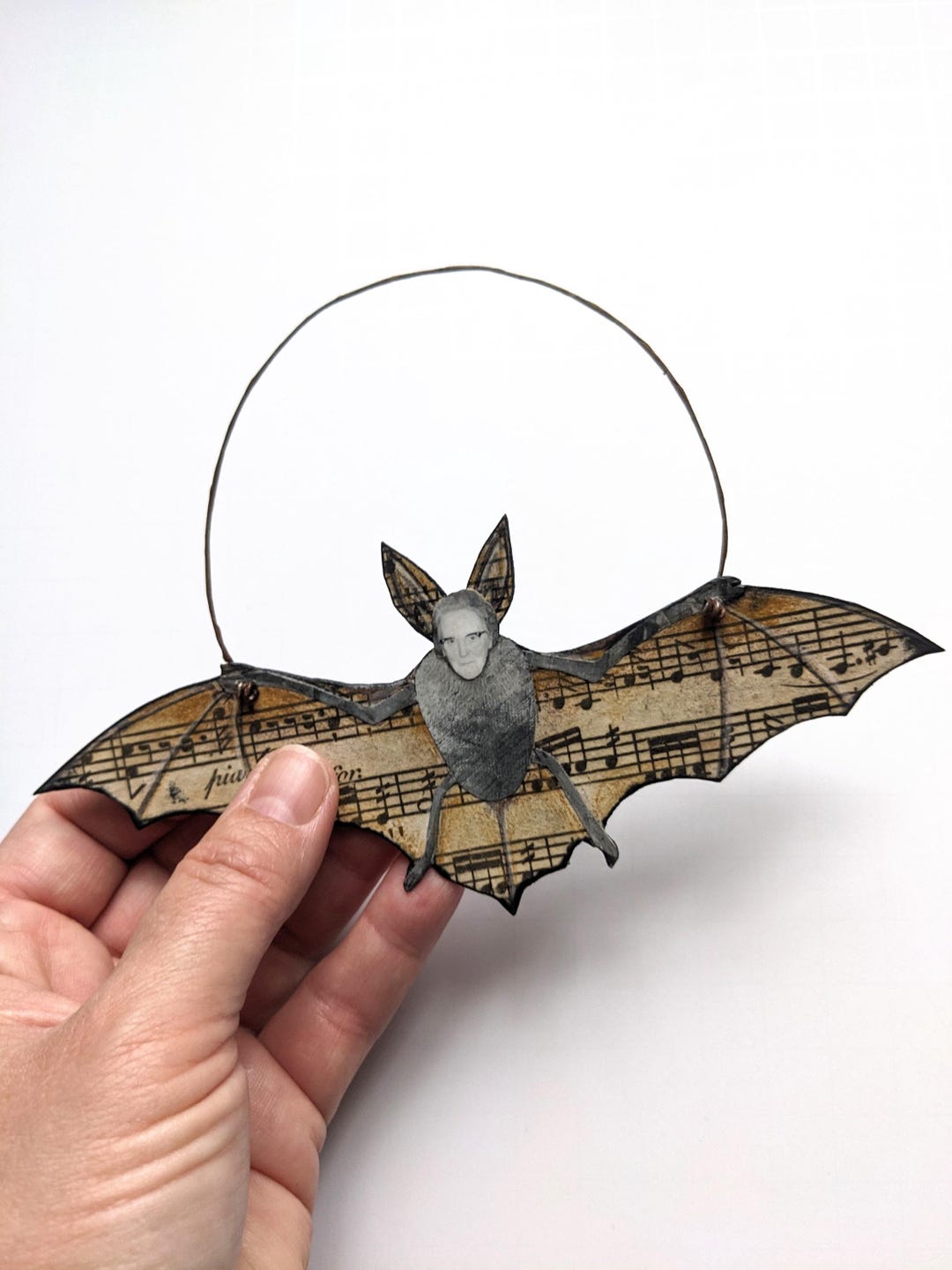 Vintage Vampire Bat Wall Hanging: Spooky Gothic Halloween Decor - Etsy