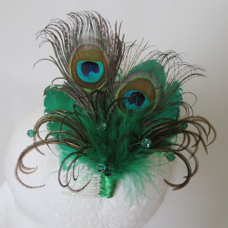 Peacock Headpiece Etsy