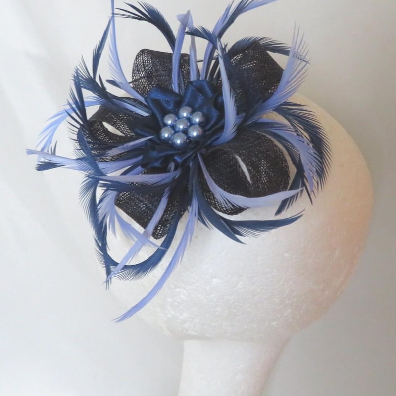 Periwinkle Fascinator - Etsy UK
