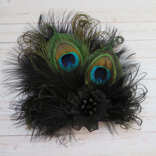 Peacock Fascinator Etsy