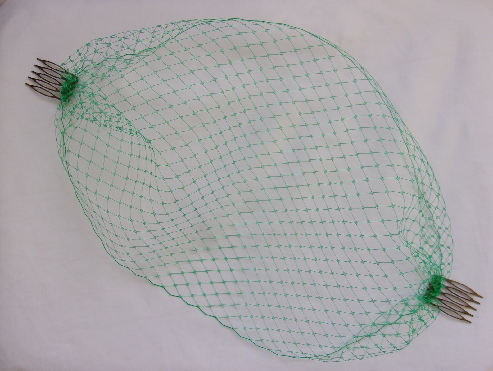 Emerald Birdcage Veil Jade Absinthe Green Bandeau Burlesque Gothic ...