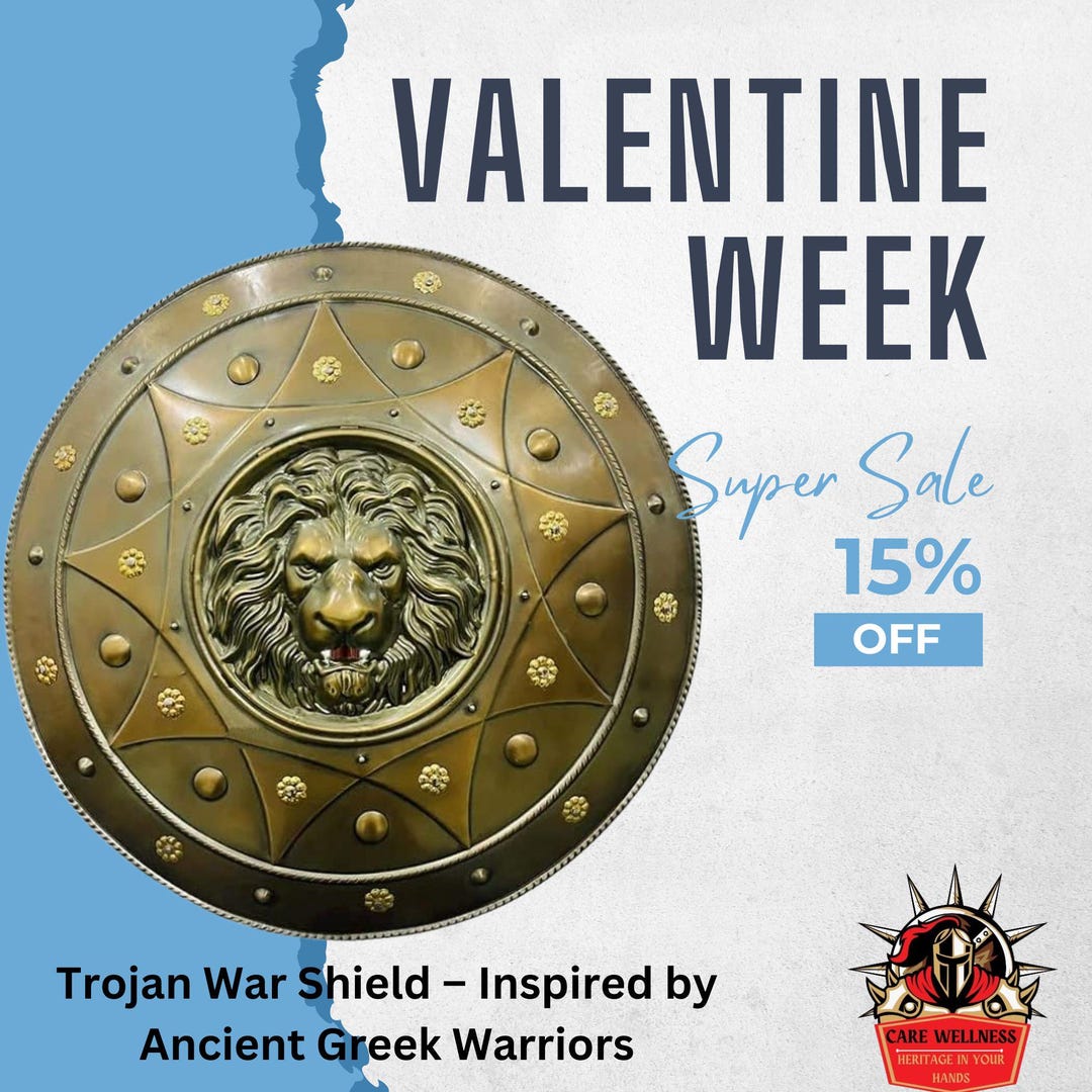 Trojan War Shield Inspired by Ancient Greek Warriors - Etsy