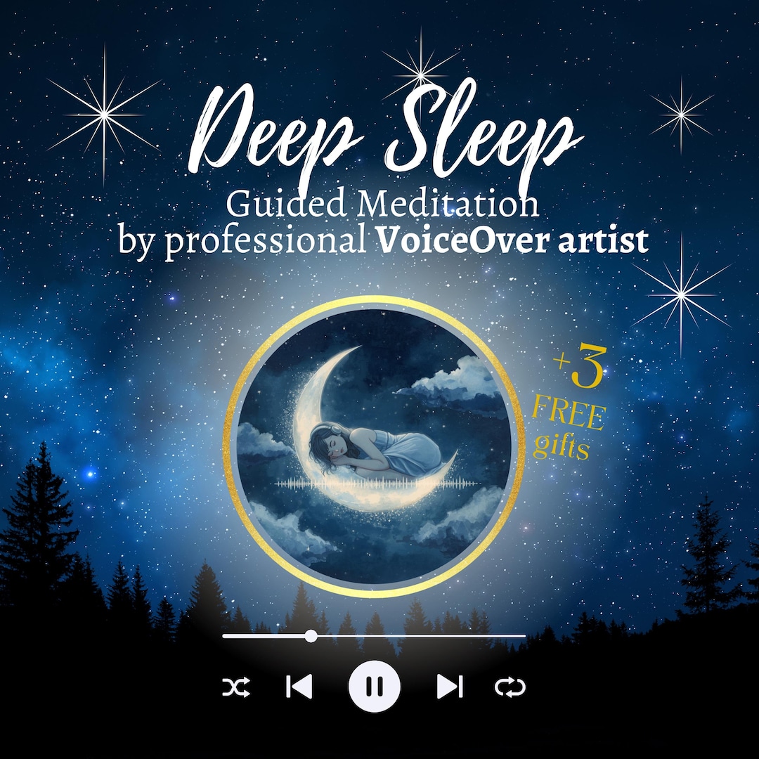 Guided Meditation for Deep Sleep I Soothing Voice Relaxation Audio ...