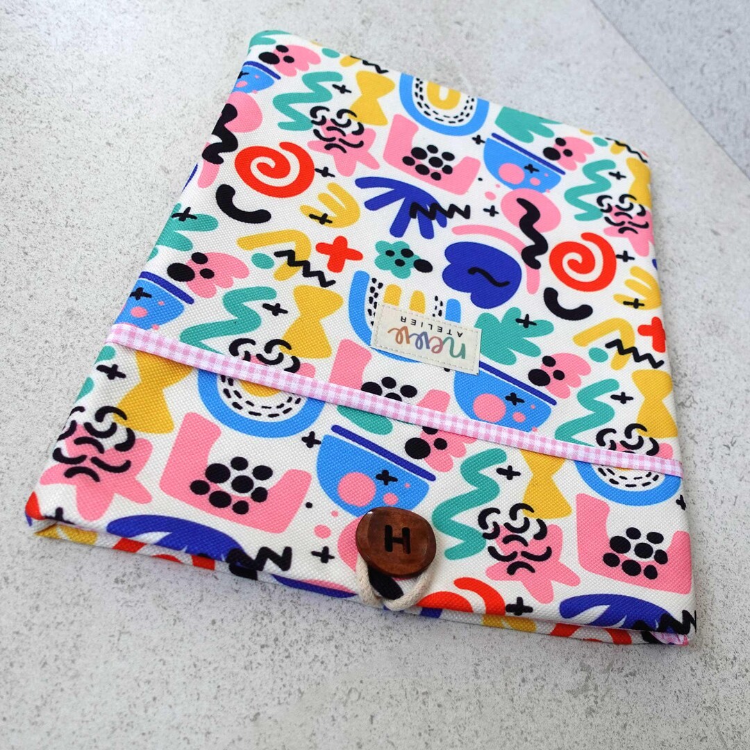 Colorful iPad Sleeve | Funny iPad Air & Pro Case | Handmade Tech Pouch ...
