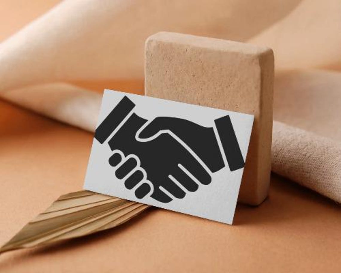 Handshake Svg, Business Deal Clipart, Partnership Logo Icon, Svg Pdf ...