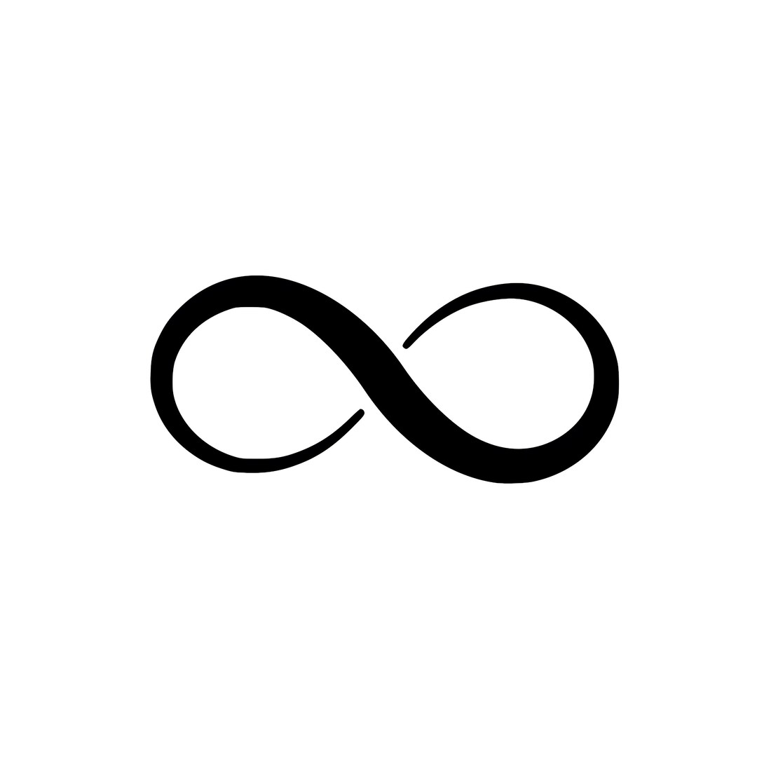 Infinity Symbol SVG | Minimalist Vector | Eternal Loop Design - Etsy