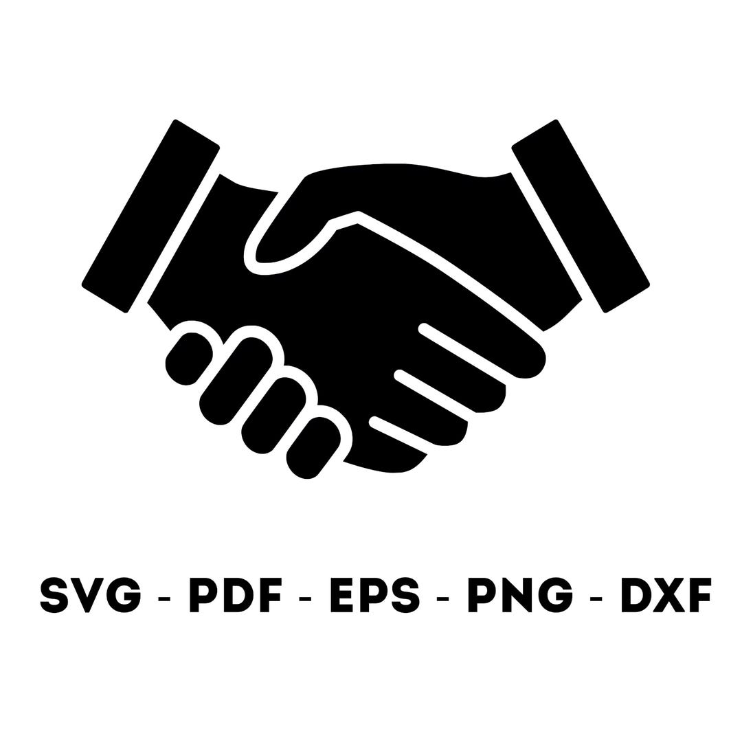 Handshake Svg, Business Deal Clipart, Partnership Logo Icon, Svg Pdf ...