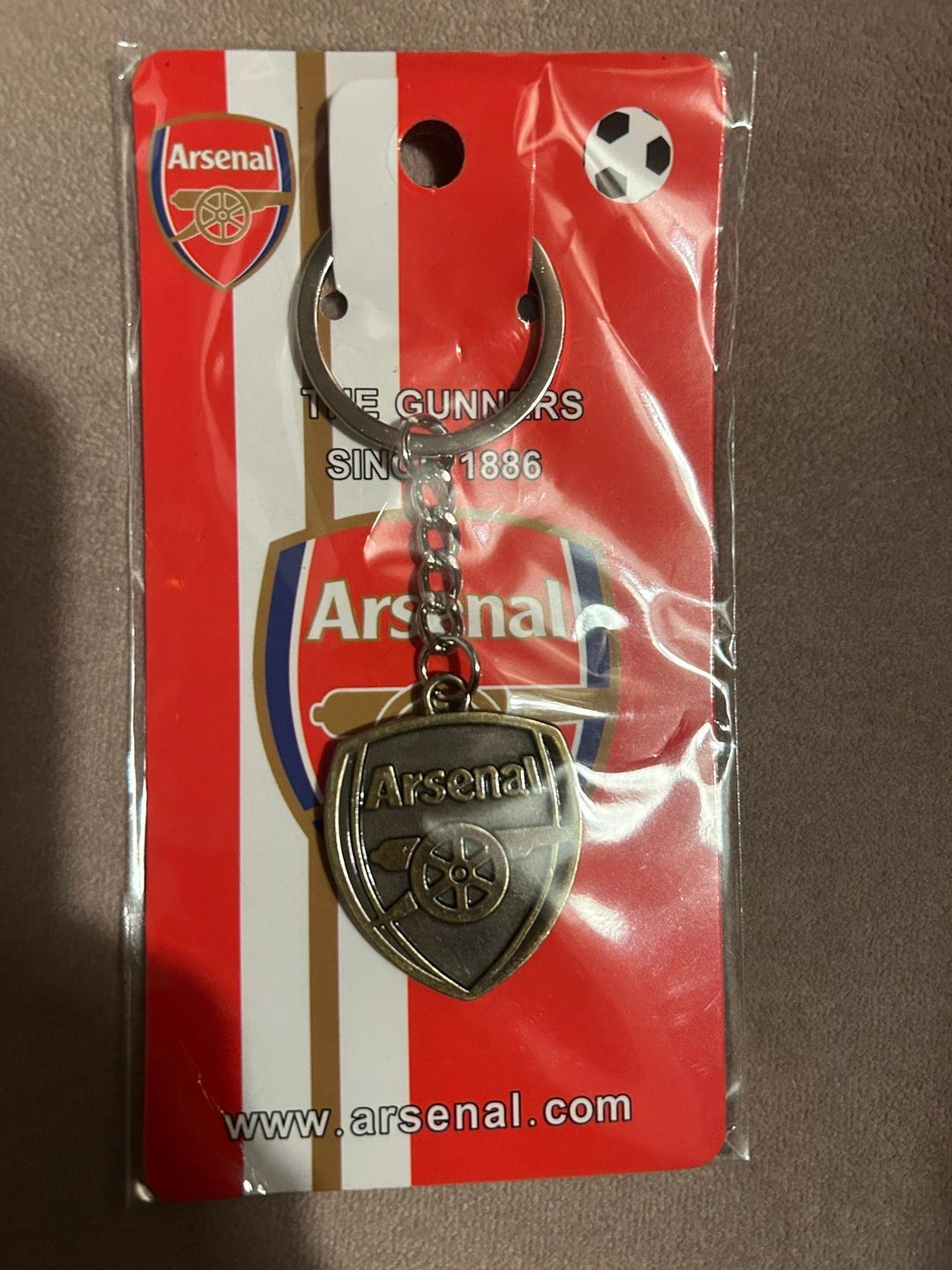 Arsenal Inspired Football Themed Keyrings - Etsy