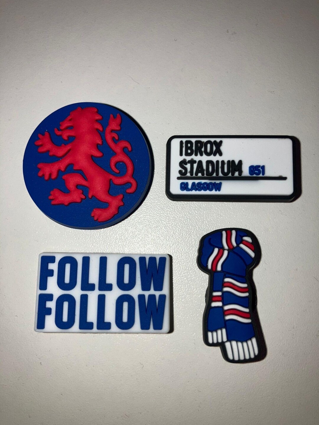Rangers Inspired Football Themed Croc Charms Unique Shoe Charms - Etsy