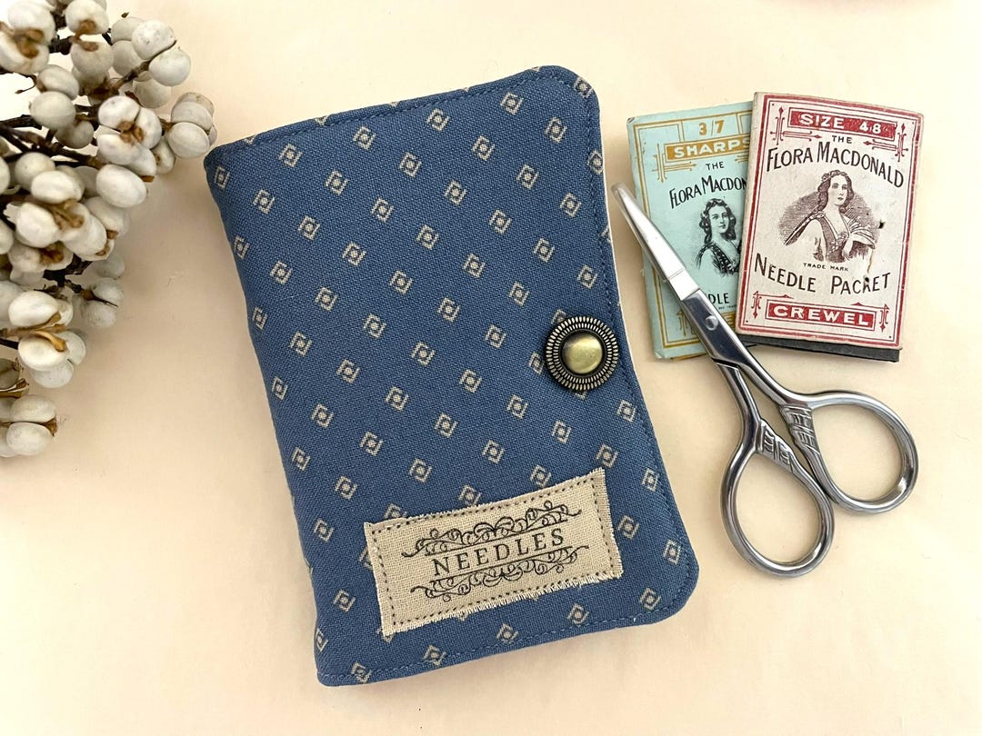 Handmade Needle Book With Scissors & Accessories - Etsy